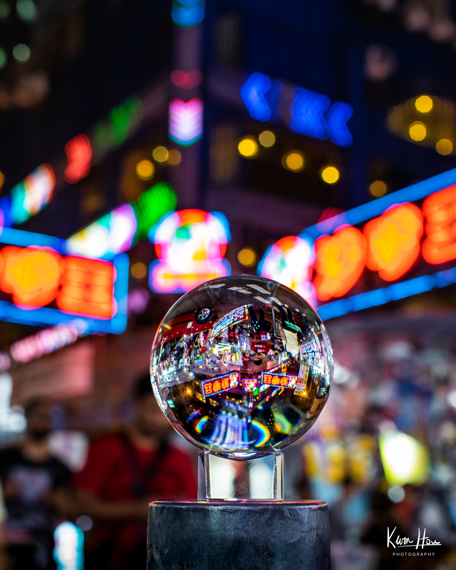 Mong Kong Lens Ball Neon Signs (Vertical) | Kevin Hou Photography